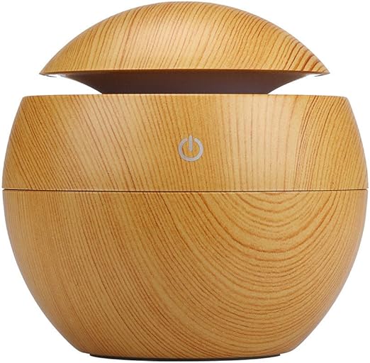 Shoppozone Mini Portable Wood Aromatherapy Humidifier Office Desktop ...