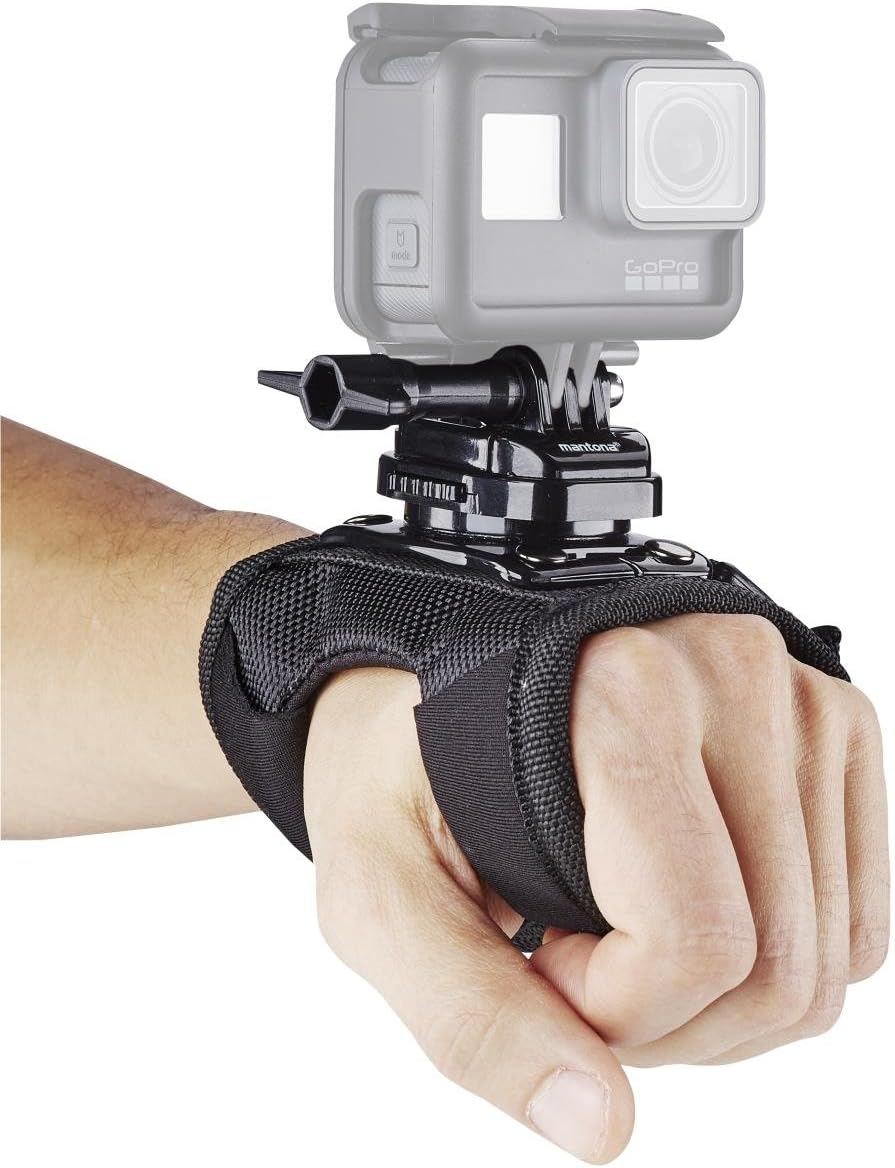 Mantona 360 Degree Quick Release Holder Glove for GoPro – Black – BigaMart