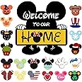 Amazon.com: FUEMEILY Cute Mouse Seasonal Interchangeable Welcome Door ...