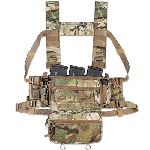ACE TAC S.O.P. Tactical Chest Rig with 5.56/7.62 & Pistol Magazine ...