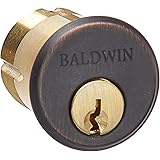 Baldwin 8325.102 Mortise Lock Cylinder 1-1/2" Diameter, Oil Rubbed ...