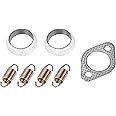 Amazon.com: X AUTOHAUX 1 Set Exhaust Pipe Muffler Silencer Gasket Kit for Polaris Sportsman 400 ...