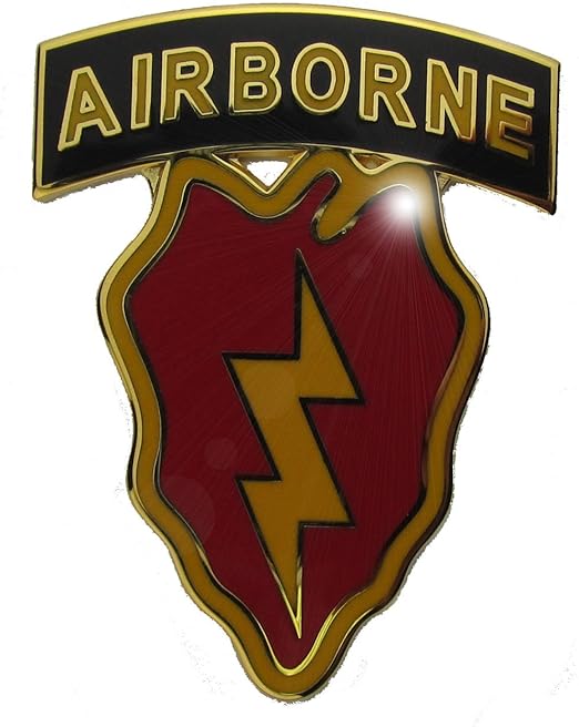 Amazon.com: 25th Infantry Division CSIB with AIRBORNE Tab - Combat ...