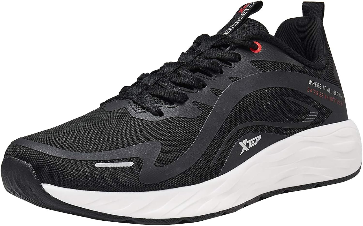 Buy XTEP Men's Textile Upper Dynamic Foam Sole Sports Running Shoes for ...