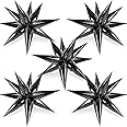 Amazon.com: MCPINKY 96PCS Black Spike Balloons, Black Star Balloons ...