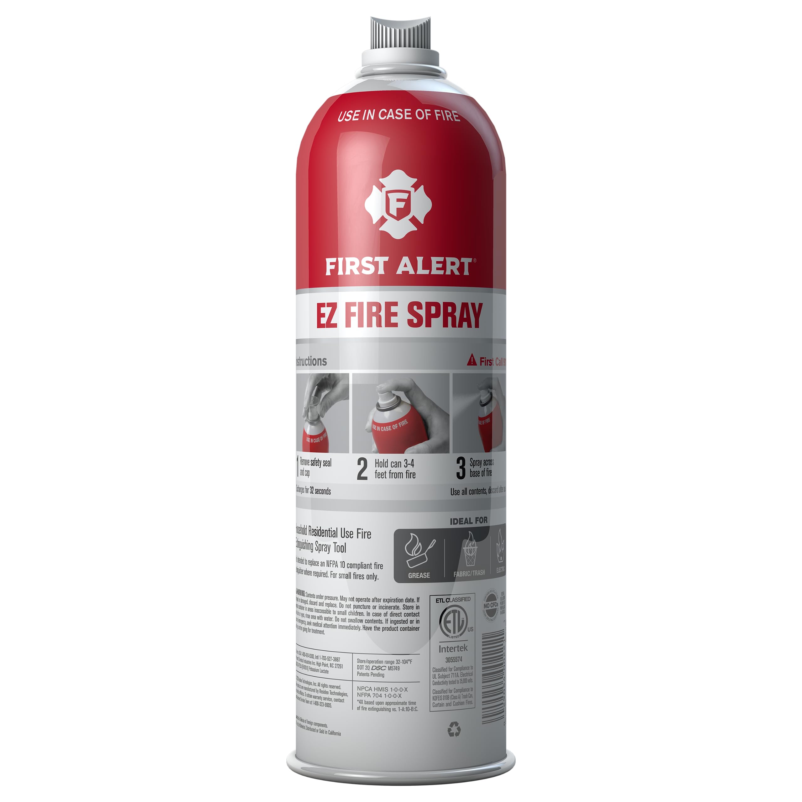 Mua EZ Fire Spray, Extinguishing Aerosol Spray, AF400 Red 18 Ounce ...
