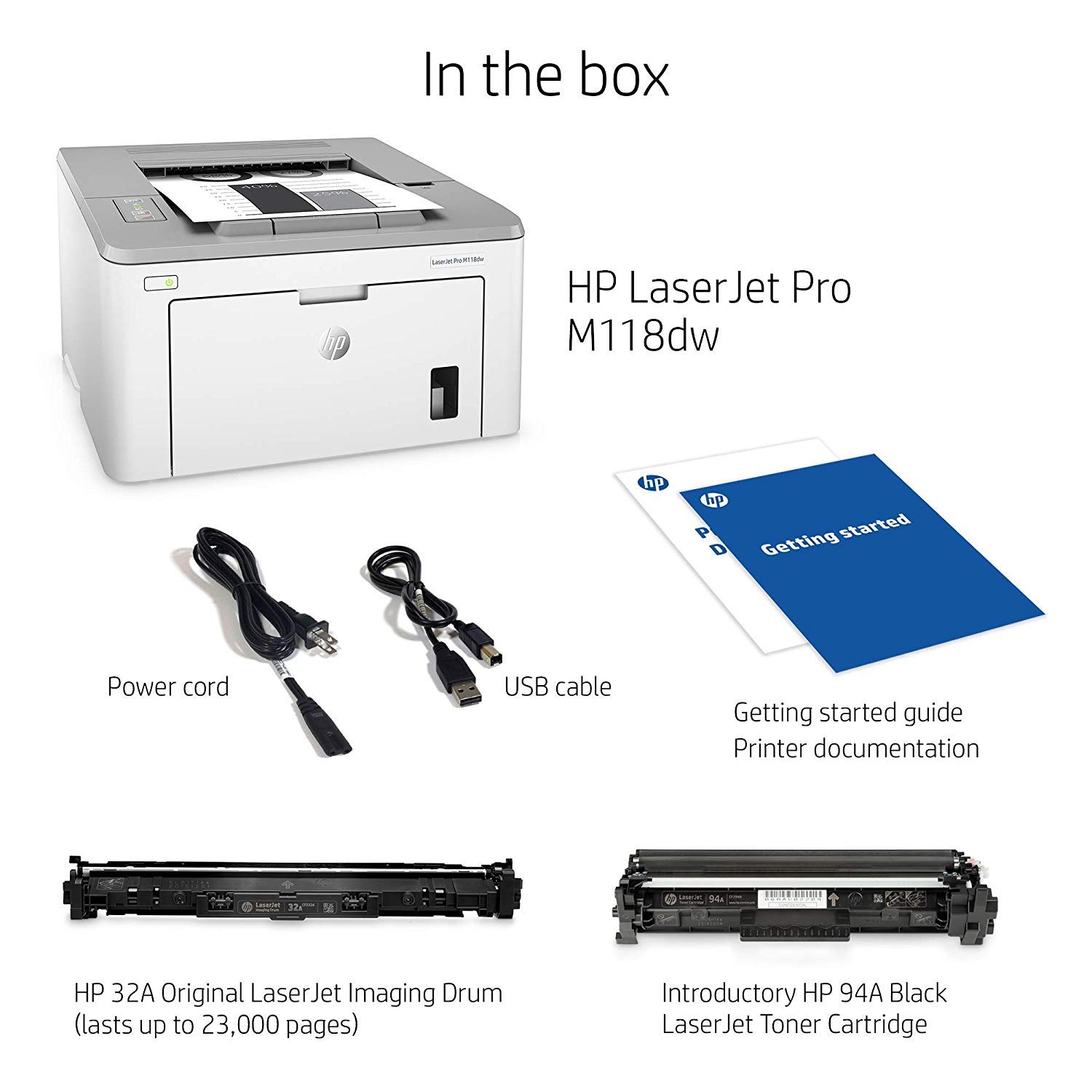 Mua HP Laserjet Pro M118dw Wireless Monochrome Laser Printer, Auto Two ...