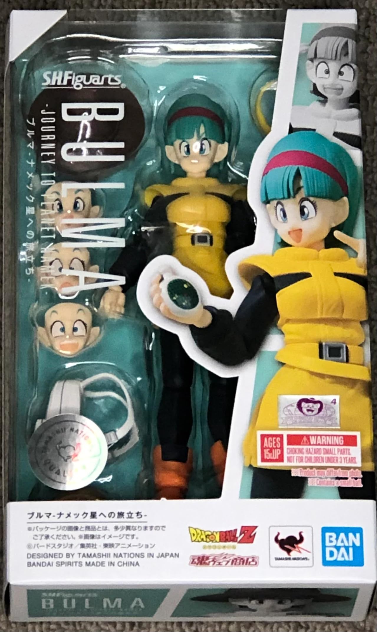 Mua BANDAI 196639 Dragon Ball Z Sh Figuarts, Bulma Journey to Namek, 16 ...