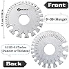ZeeDix Standard Dual-Sided Round Wire Cable Sheet Gage- Stainless Steel ...