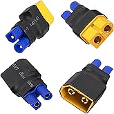Amazon.com: 2Pairs ShareGoo RC XT90 to XT60 Plug Male Female Adapter Connector Compatible with ...