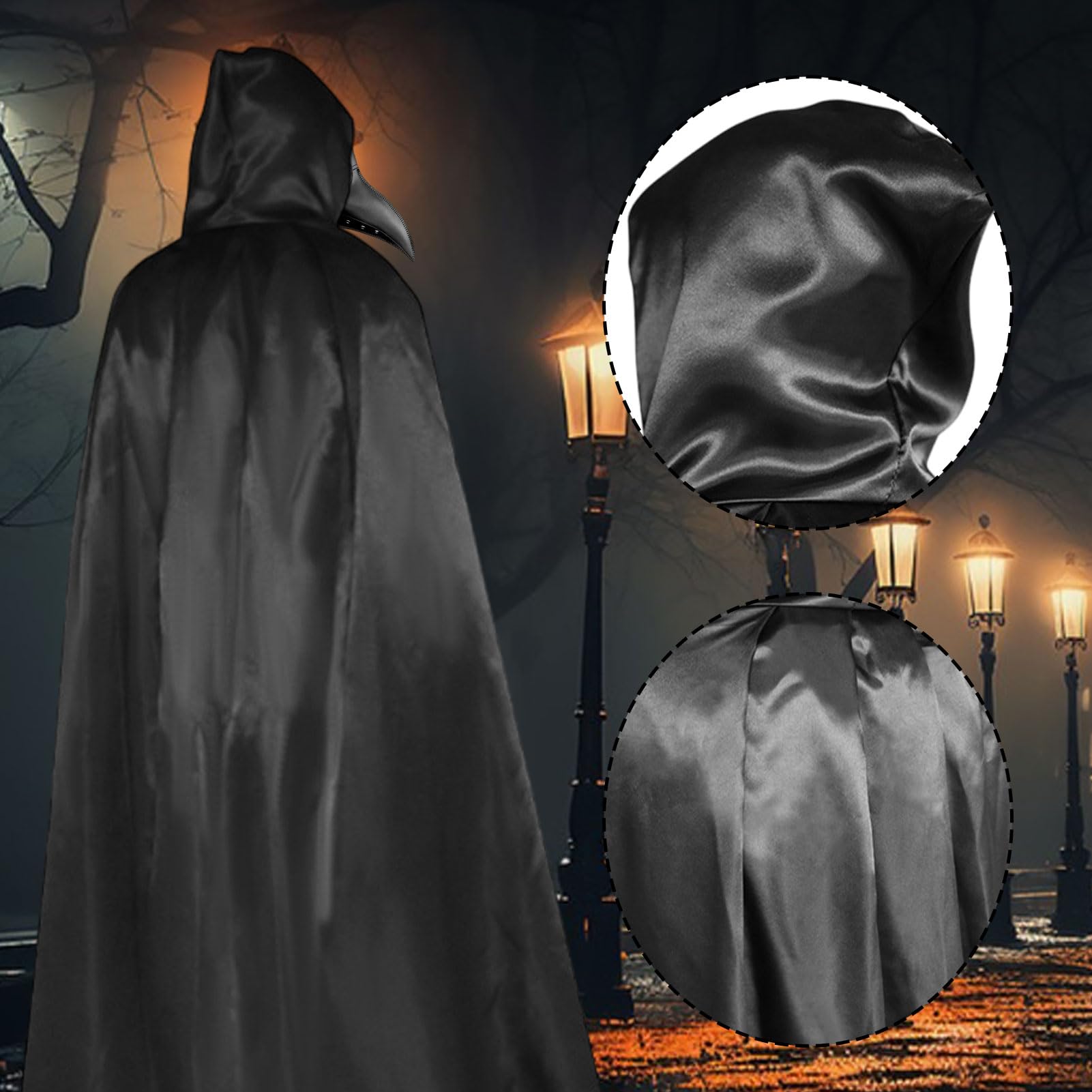 Mua Matreeglam Plague Doctor Costume Set Adult, Long Cape Robe with ...