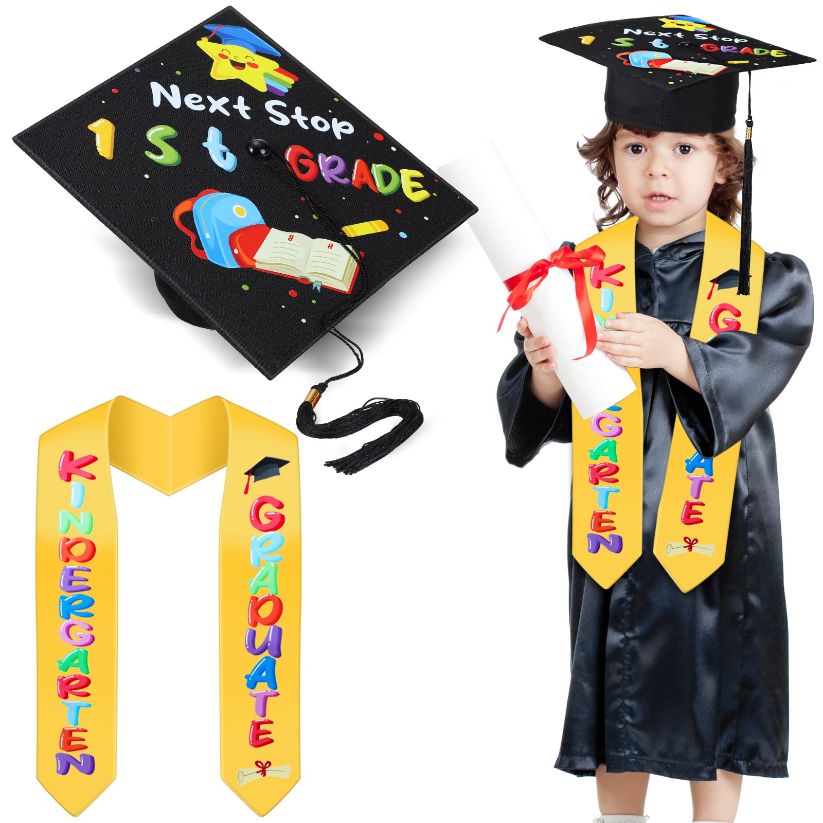 Children's Graduation Accessory Preschool Kindergarten Graduation Sash ...