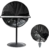 Amazon.com: Bitubi Industrial Fan Cover, Waterproof Outdoor Fan Covers ...