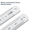Large Stainless Steel Ruler Rule Measure Straight Edge 1 Metre Meter 40 ...
