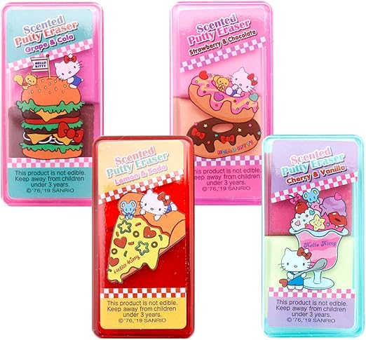 Amazon.com: Scented Putty Erasers: Lemon & Soda, Grape & Cola ...