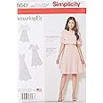 Amazon.com: Simplicity 8047 Women's Casual Cocktail Dress Sewing ...