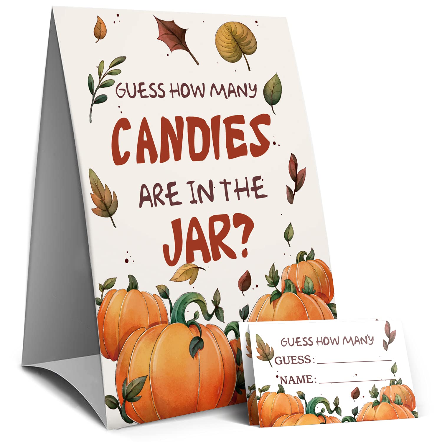 Mua Pumpkin theme Party Games - Guess How Many Candies are in the Jar ...