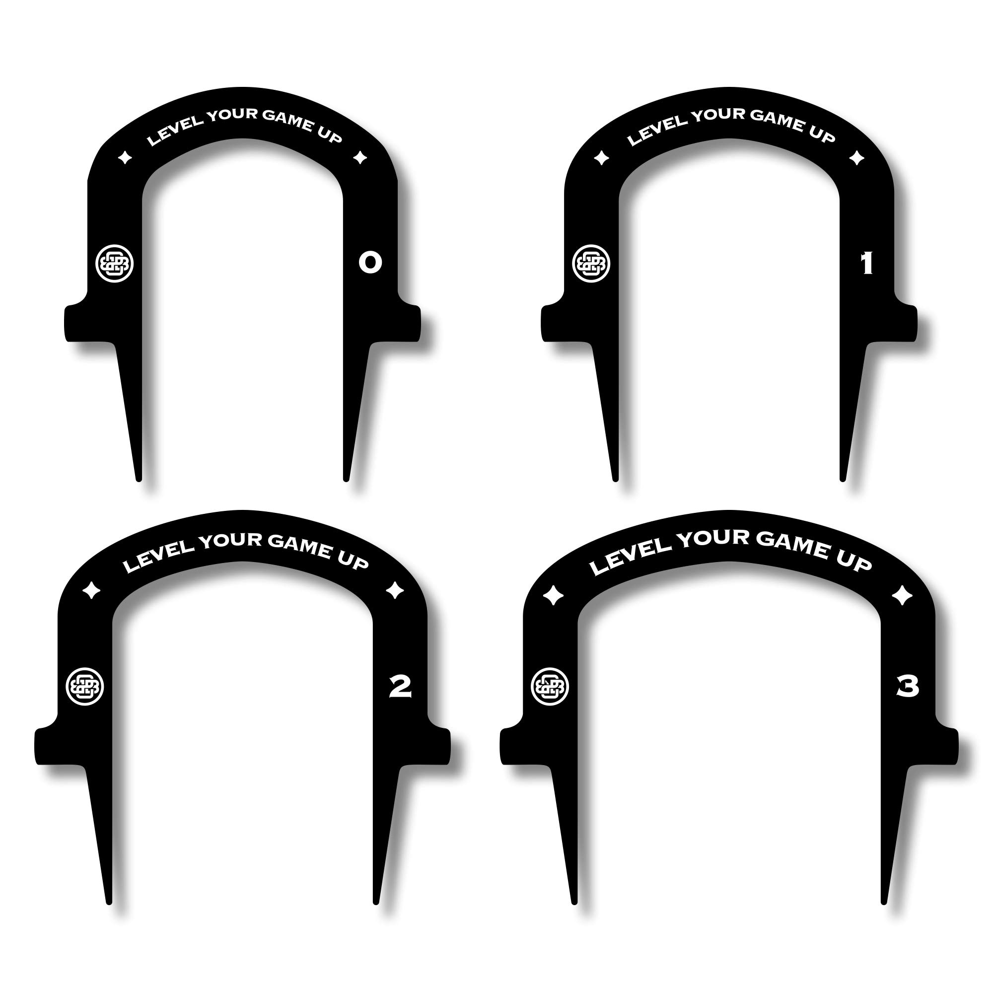 Mua Back 2 Basics Black Putting Gates Set – 4-Pack Pro Golf Training ...