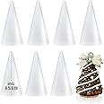 Amazon.com: 8 Pack Styrofoam Cones for Craft, 5.6x2.5in Craft Foam Tree ...
