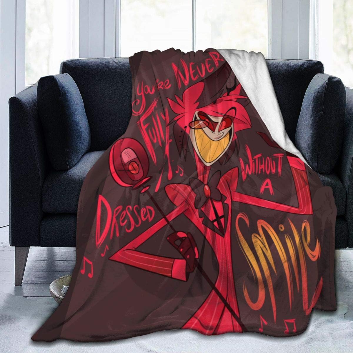 Amazon.com: Hazbin Alastor Hotel Ultra-Soft Micro Fleece Blanket Warm ...