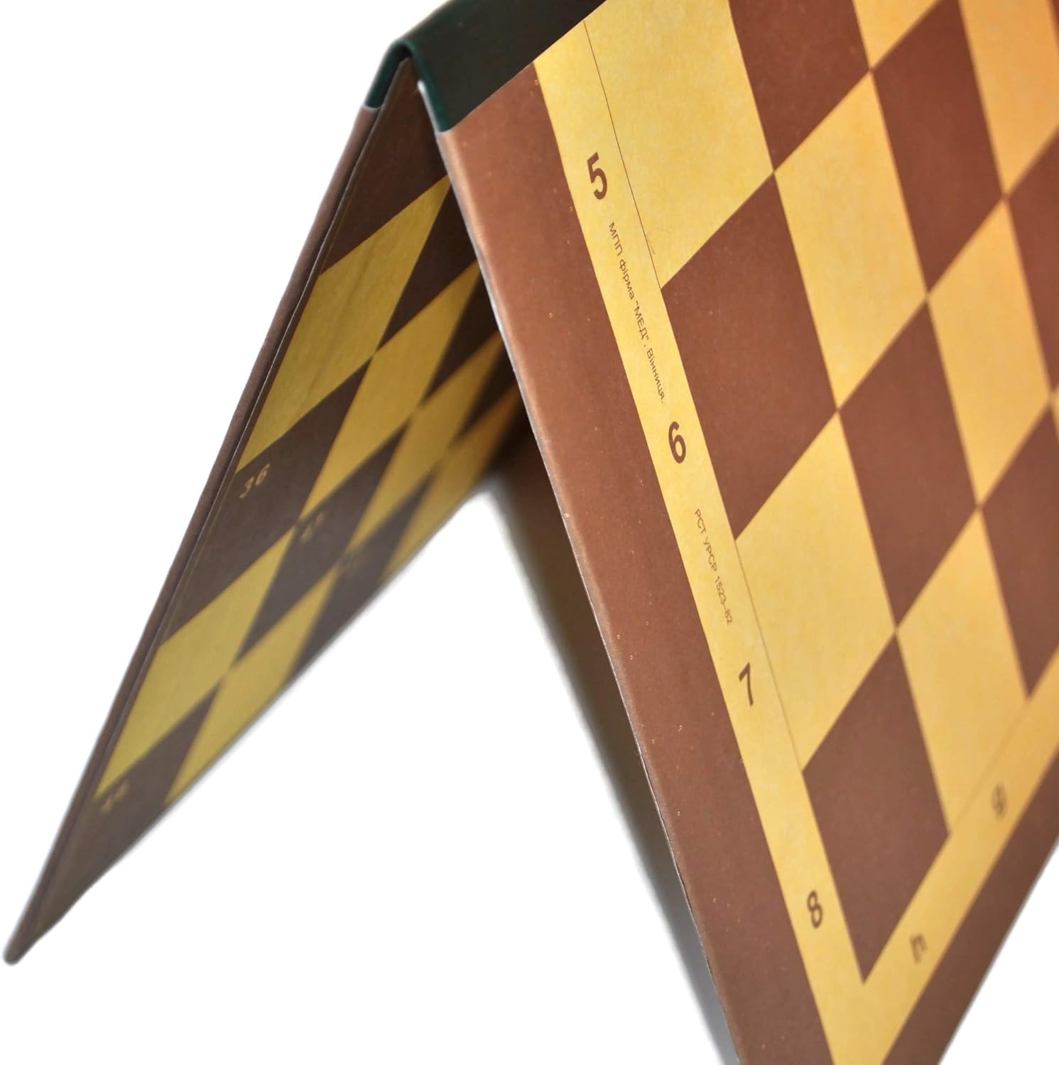 Amazon.com: Double-Sided Cardboard Folding Chessboard Checkerboard for ...