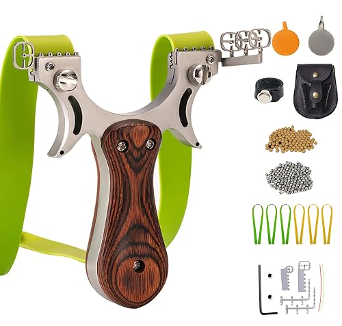 RCZZSUWE Slingshot, Hunting Sling Shot Set for Adults, Professional ...