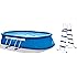 Amazon.com : Intex 20-Feet by 12-Feet by 48-Inch Oval Frame Pool Set ...