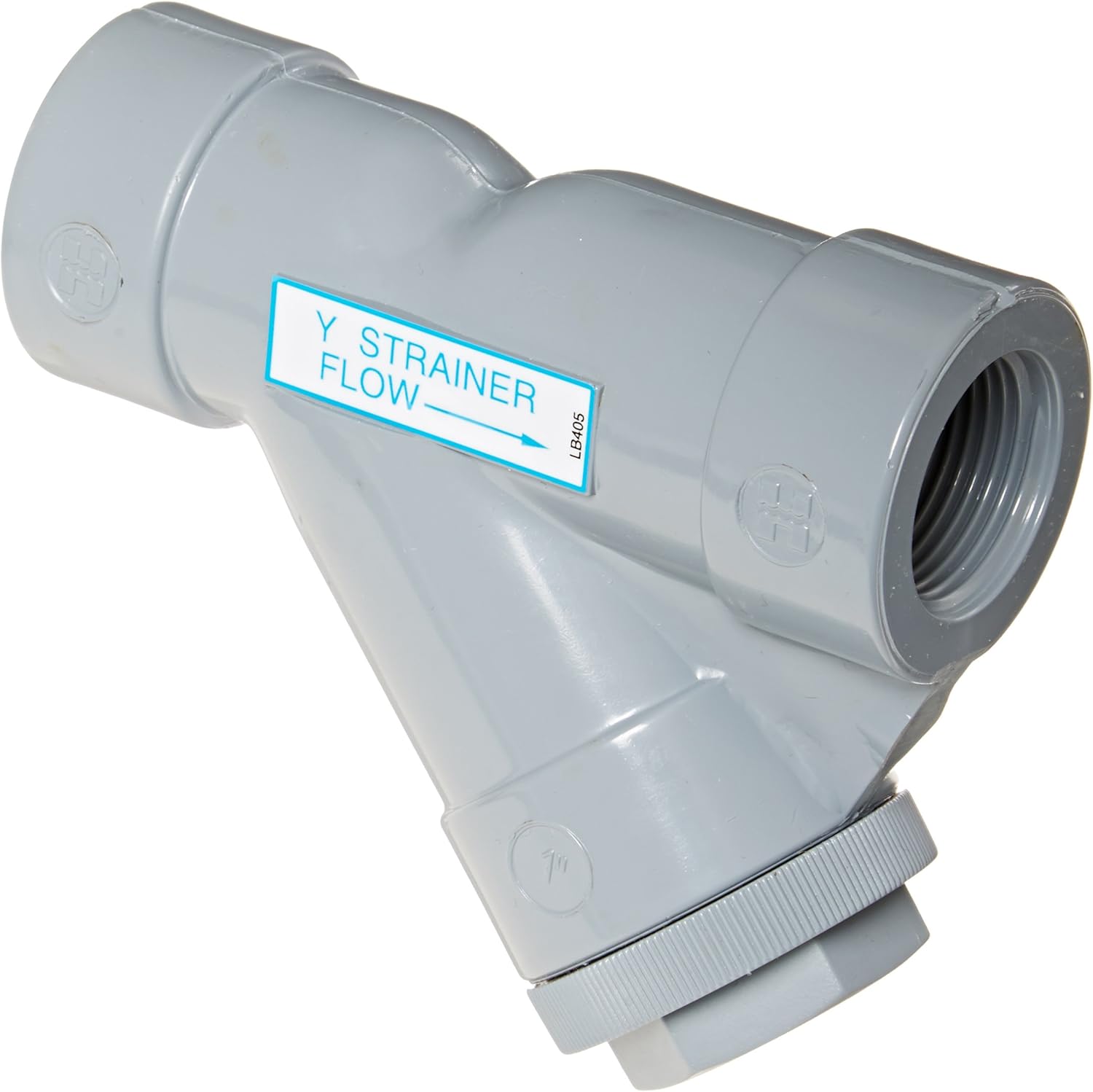 Amazon.com : Hayward YS20100T 1-Inch Threaded CPVC Plastic Y-Strainer ...