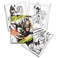 Amazon.com: Art with Edge Crayola, Batman Collection Adult Coloring ...