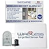 Secure Wireless Bed Alarm for Elderly Adults - 24"x30" Bed Sensor ...