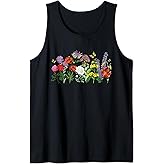 Amazon.com: Women Wildflower Summer Flowers Blooming Floral Graphic T ...