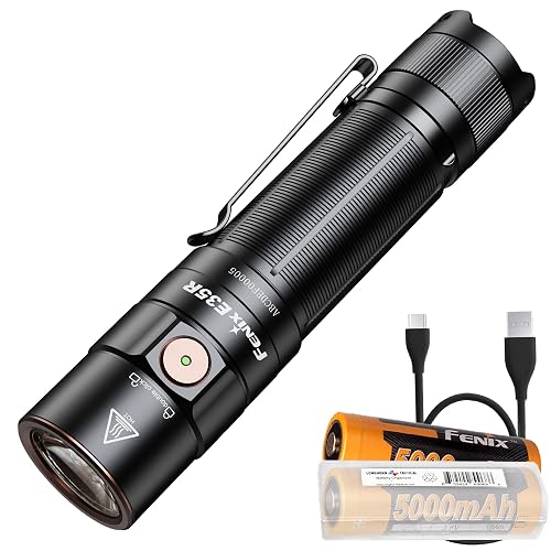 Fenix Dual Battery Bundle E35R EDC Flashlight, 3100 Lumens USB-C ...