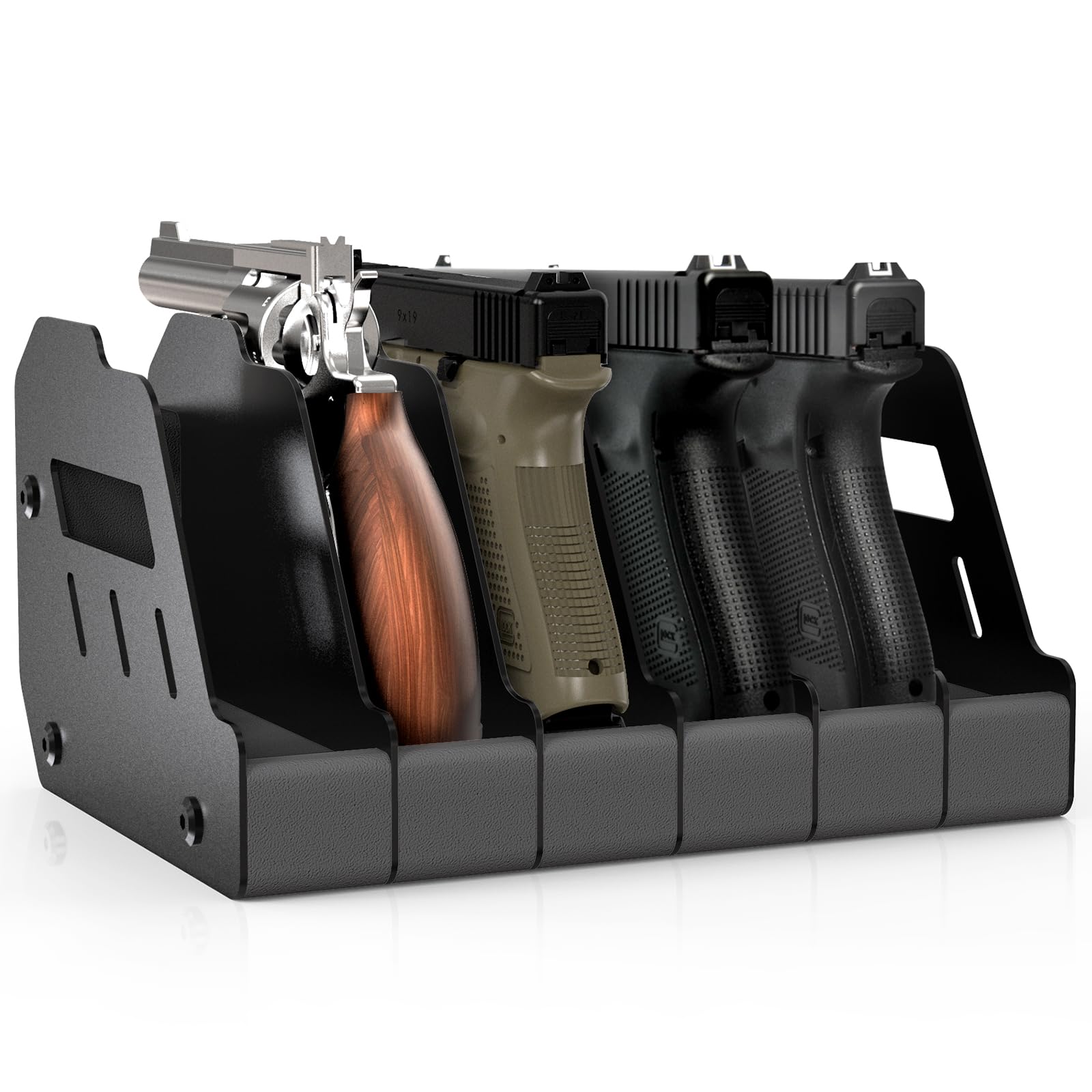 Lulacool Rack For Pistol, Soft Foam Pistol Holder for Gun Safe, Cabinet ...