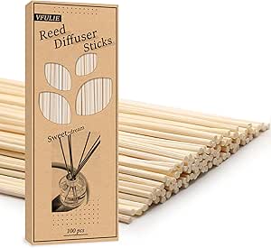 Amazon.com: VFULIE 100PCS Reed Diffuser Sticks, 10 Inch Natural Rattan ...