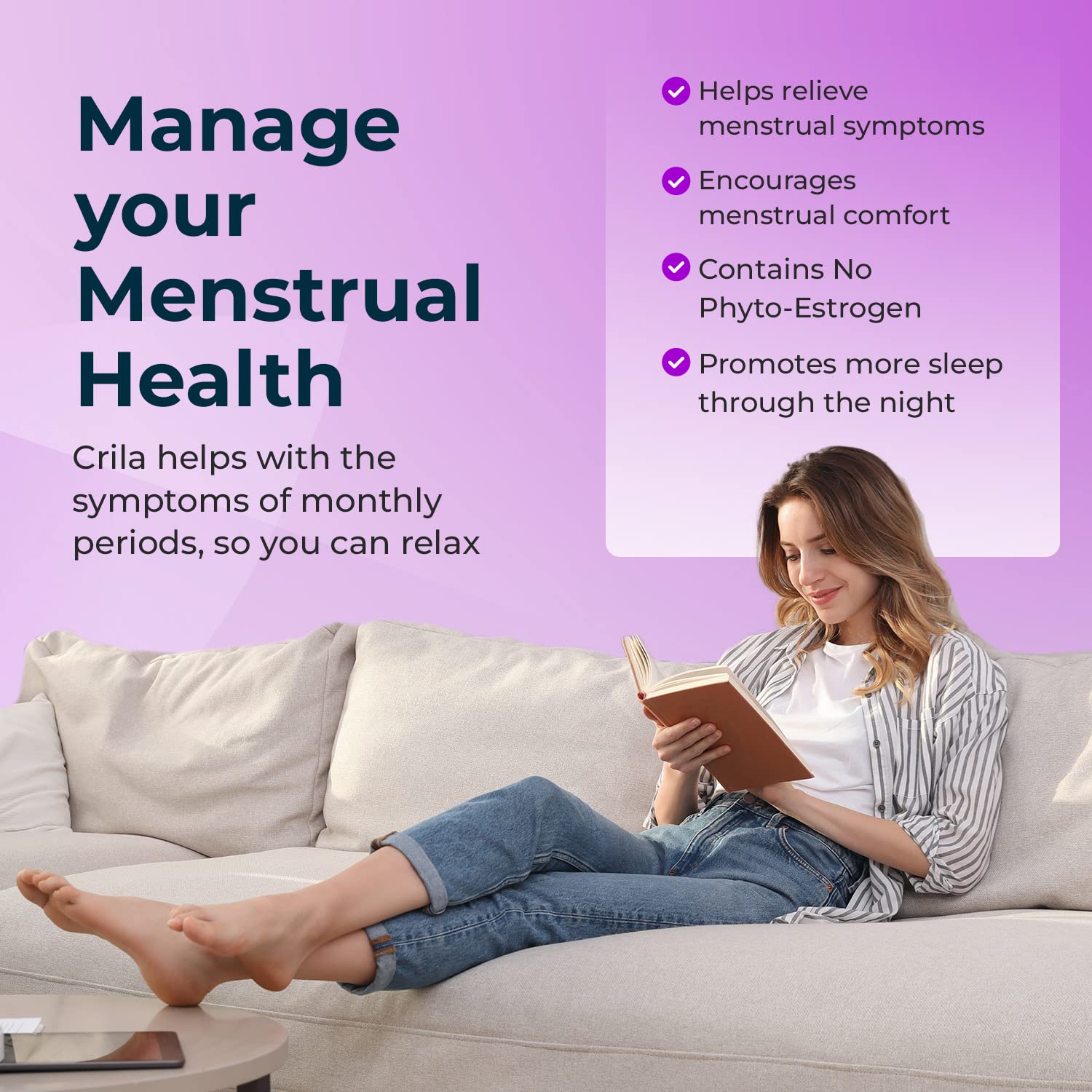 Mua CRILA Estrogen Free, Fertility Ovarian Support and Uterine, Healthy ...