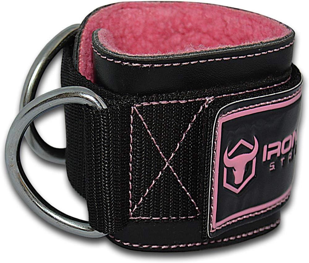 Iron Bull Strength Ankle Strap – For Cable Machine Exercises – Premium ...