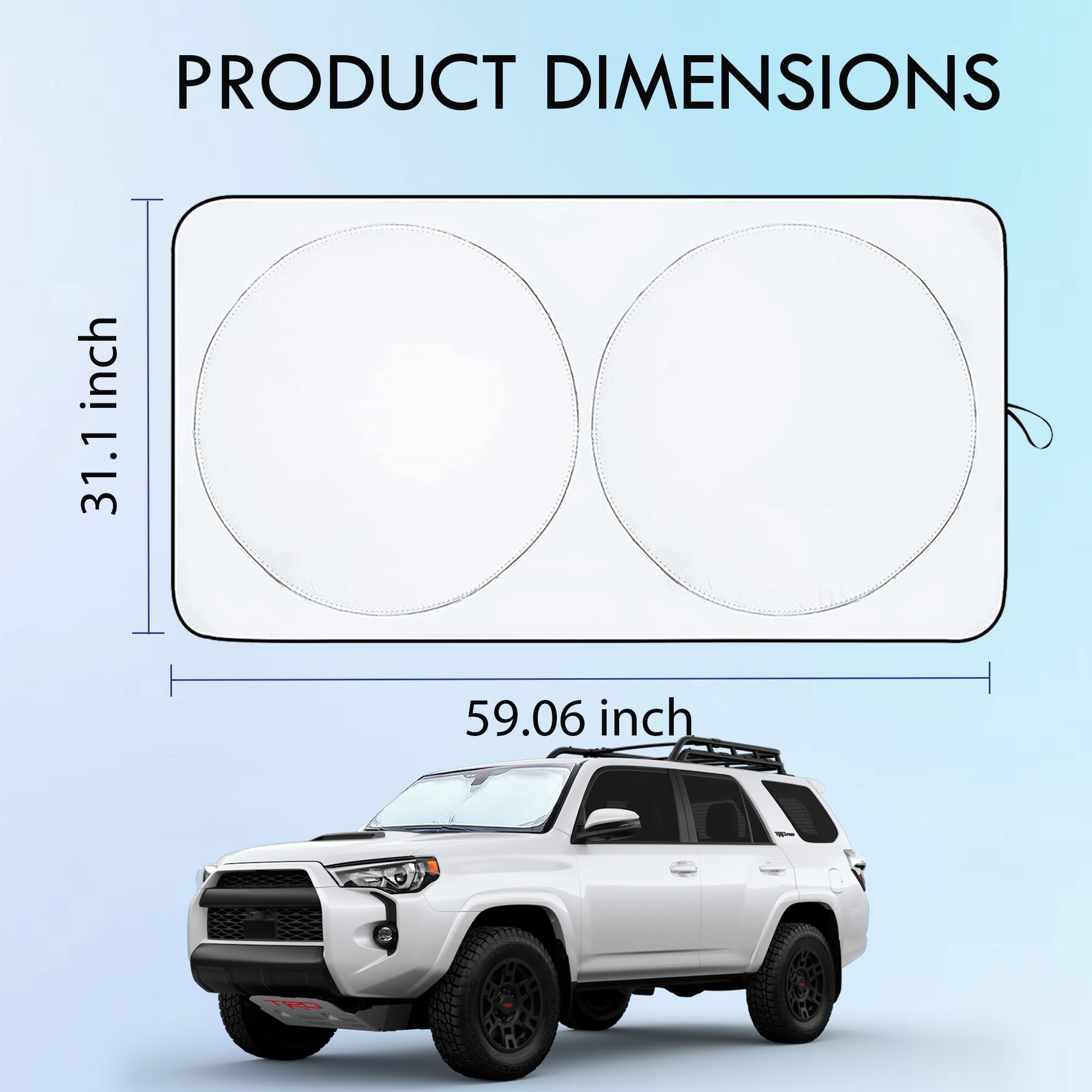 Mua 4runner Tacoma Land Cruiser 𝐃𝐞𝐝𝐢𝐜𝐚𝐭𝐞𝐝 Windshield Sun Shade ...