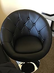 Amazon.com: Coaster 7060 Round Back Swivel Chair, Hydraulic Lift & Tilt ...