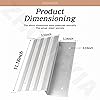 2 Pack 12” Aluminum Ramps Bracket Kit, Weight Capacity of 700 IBS ...