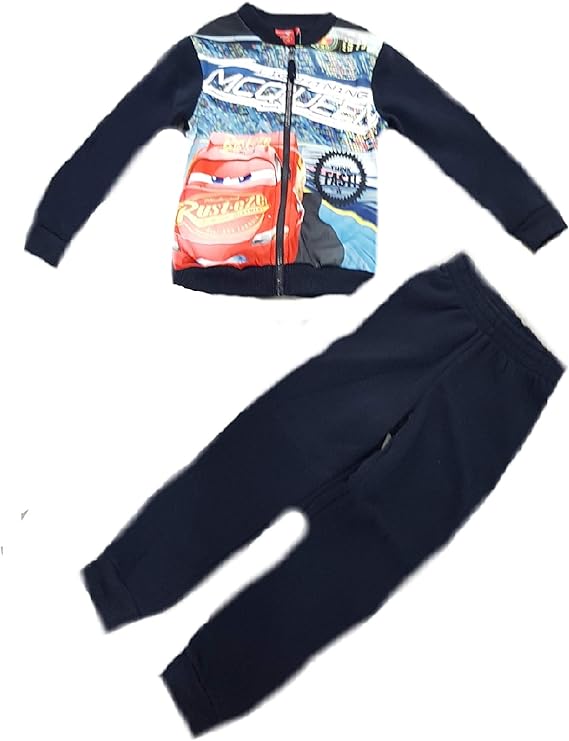 DISNEY, CARS Boys Tracksuit Jogging Fleece Set, Character Clothes Size ...