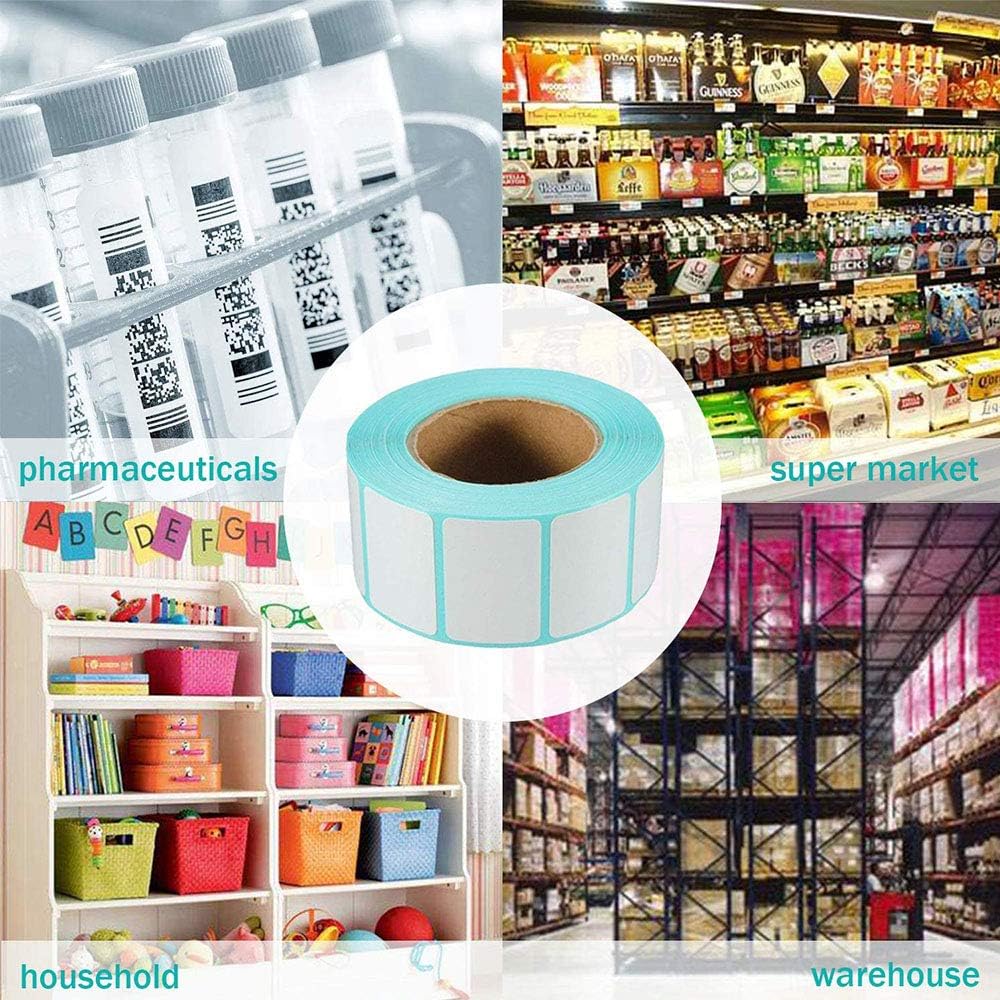 YRVCT 800 Pcs 30mm * 50mm Self Adhesive Label Thermal Label Universal ...