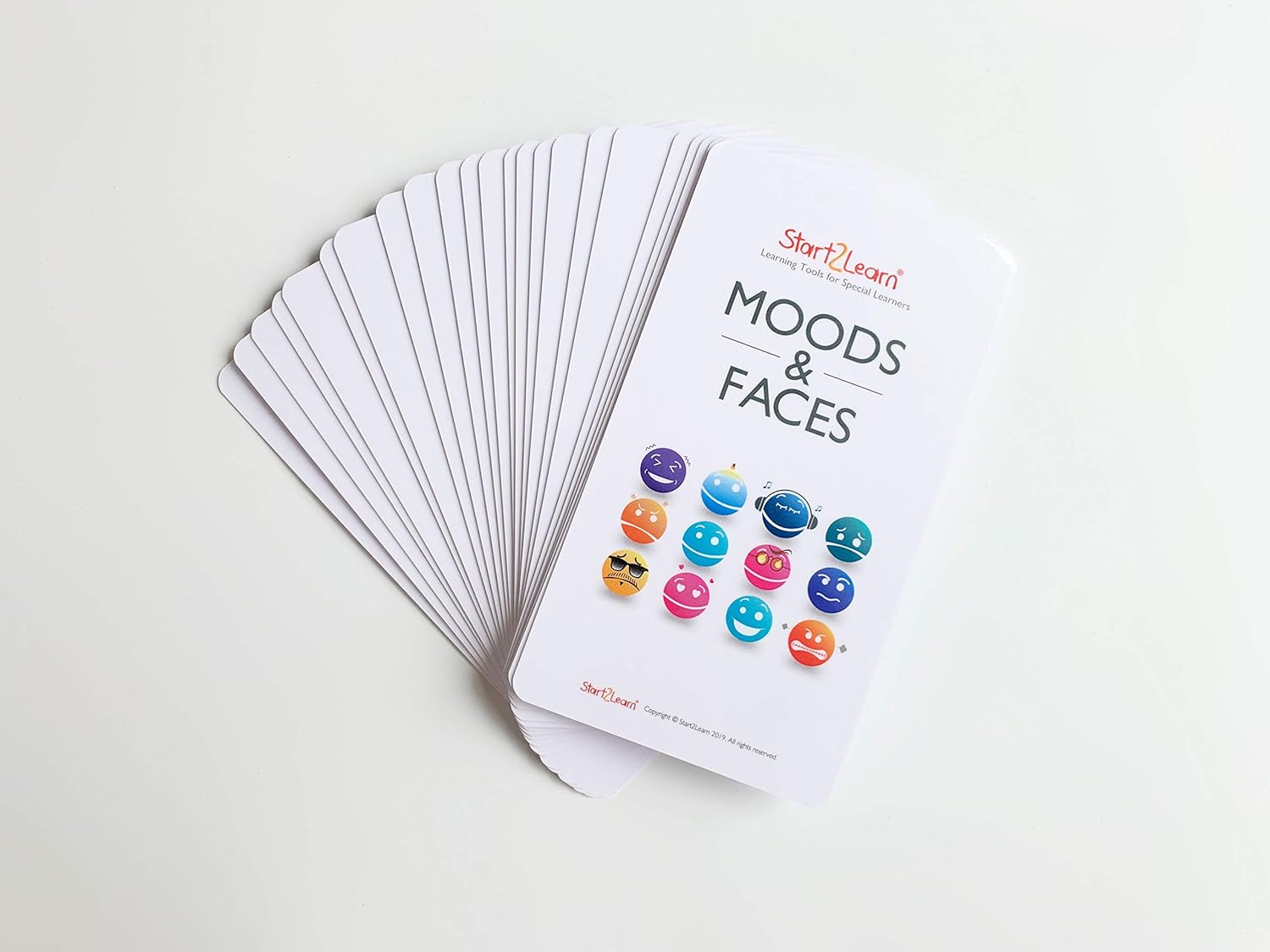Start2learn: Large Moods & Faces Flashcards Picture Communication ...