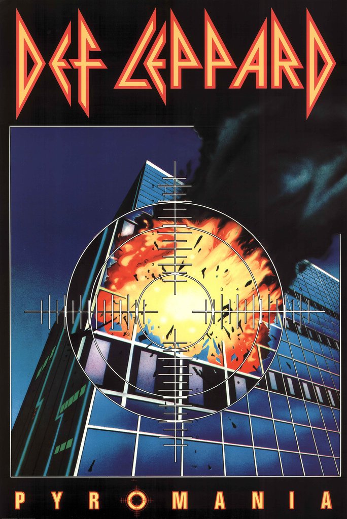 Def Leppard Pyromania Music Poster 60x90 cm inch: Amazon.co.uk: Kitchen ...