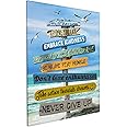 Amazon.com: NIAXAUYT Inspirational Wall Art Motivational Ocean Beach ...