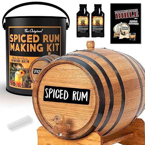 Man Can Ultimate DIY Spiced Rum Making Kit - Make Your Own Rich, Smooth ...