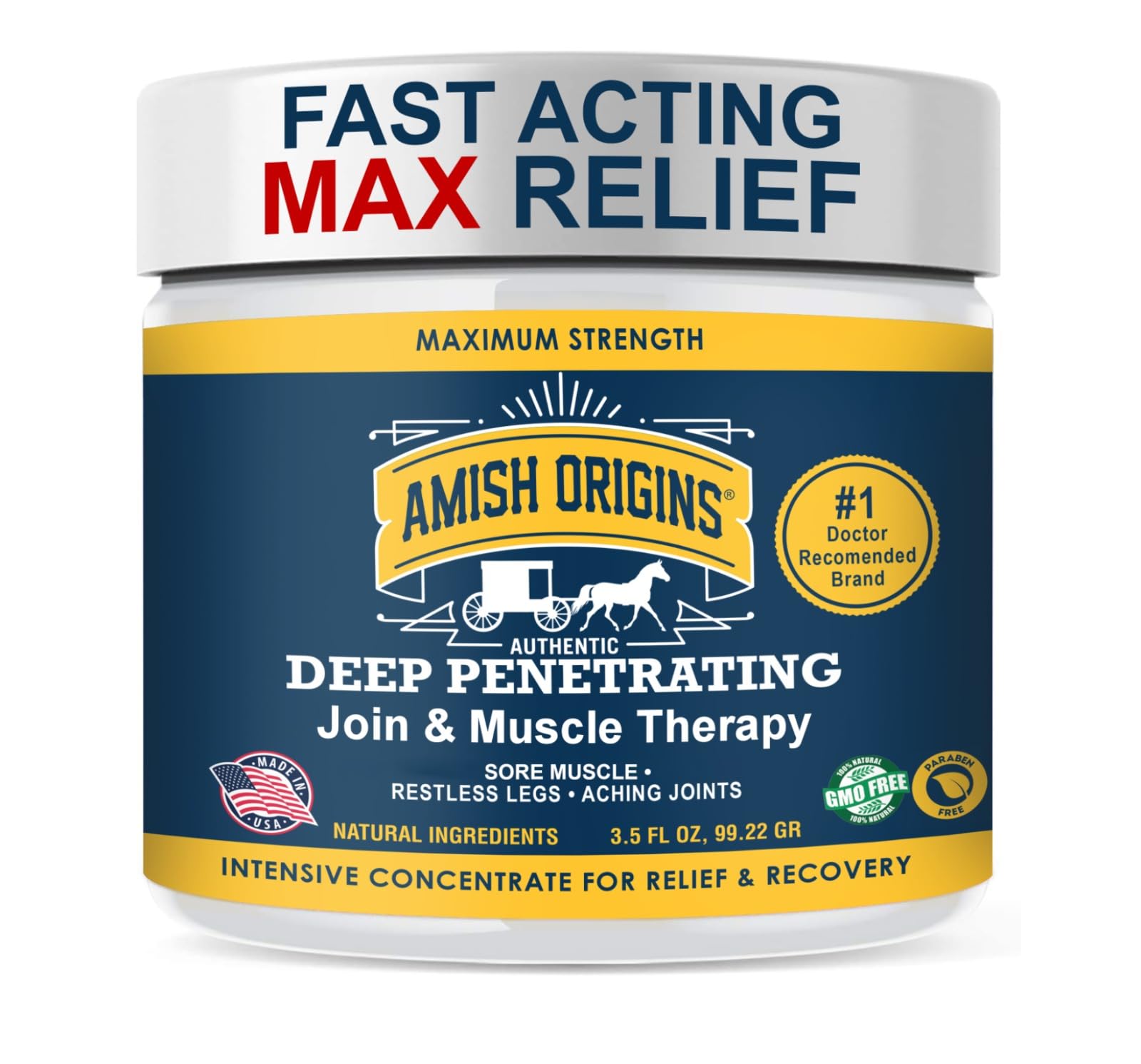 Mua Pain Relief Ointment 3.5 oz Maximum Strength All Natural Discomfort ...