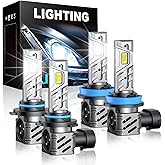 Amazon.com: RCJ H11 9005 Light Bulbs Combo, 9005/HB3 H11/H9/H8 Bulbs 200W 60000LM Super Bright ...