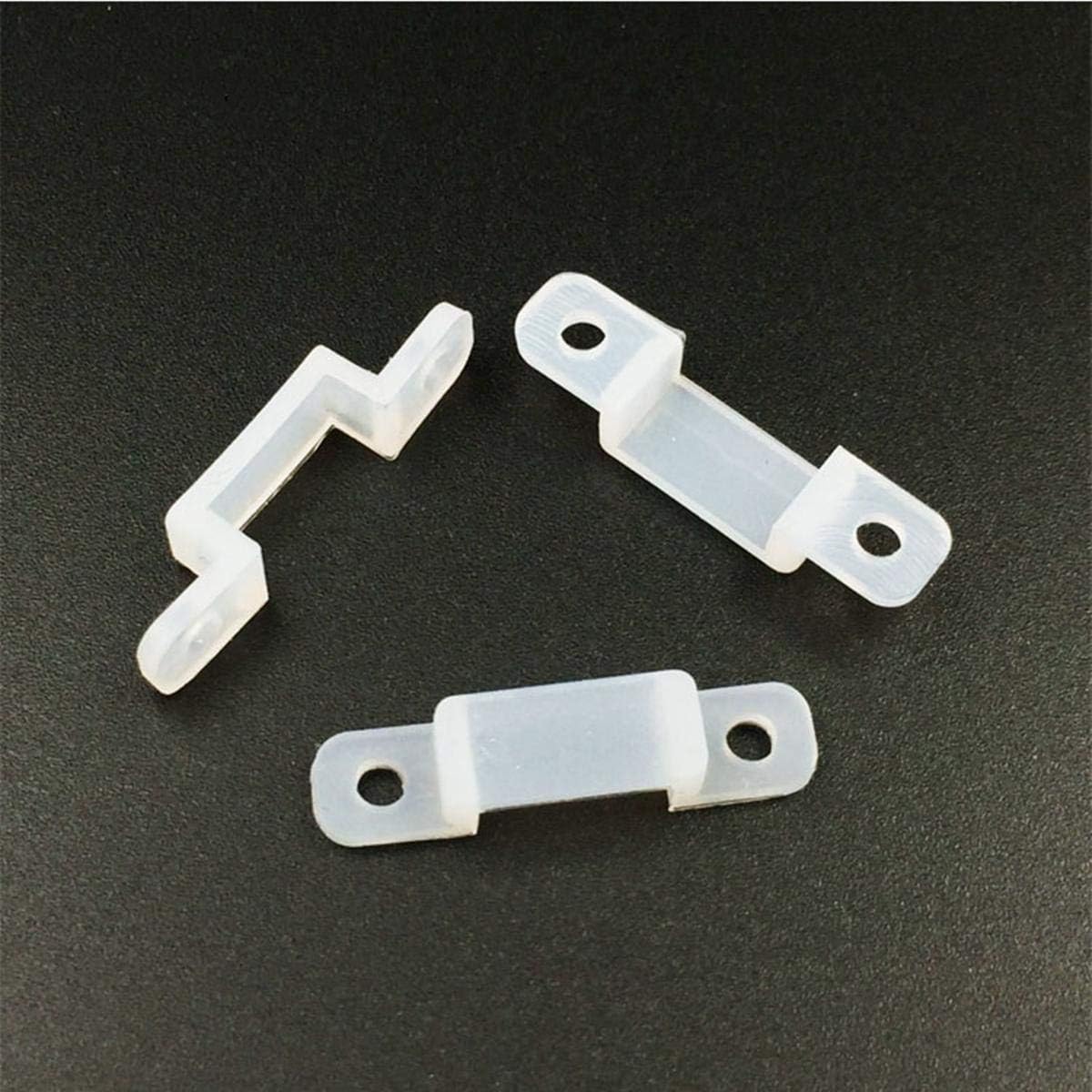 60 Pcs LED Holder Clips Silicone LED Fixing Clips for LED Light Strips ...