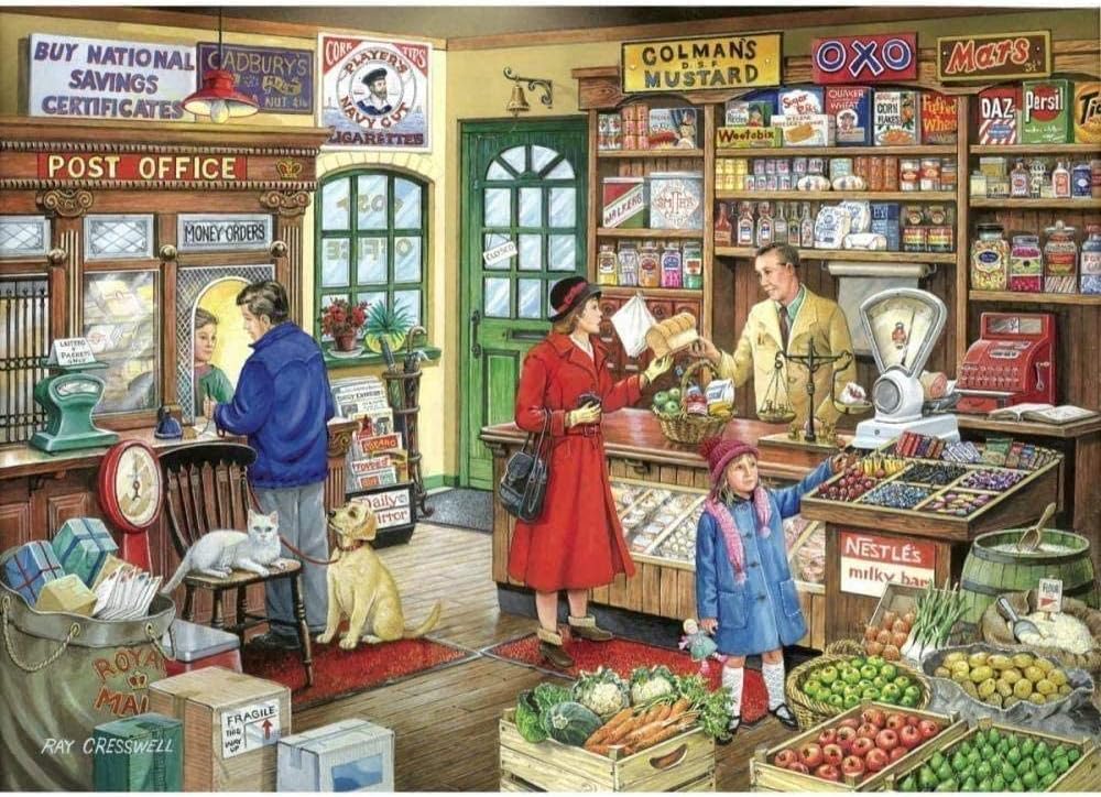 LADAWANG Jigsaw Puzzle Old Fashioned Corner Shop Family Sets Cardboard ladawang-jigsaw-puzzle-old-fashioned-corner-shop-family-sets-cardboard