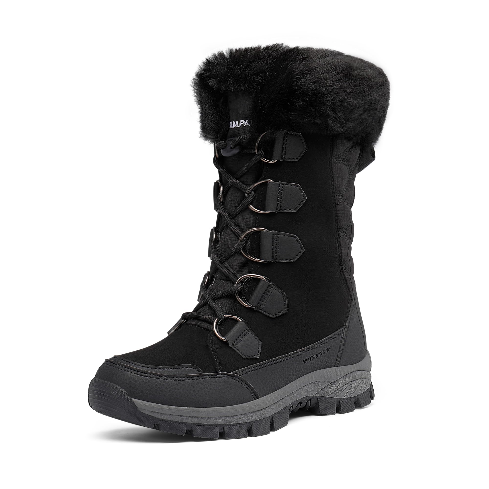 DREAM PAIRS Women's Waterproof Winter Snow Boots, Warm Comfortable Faux Fur Insulated Non-Slip ...